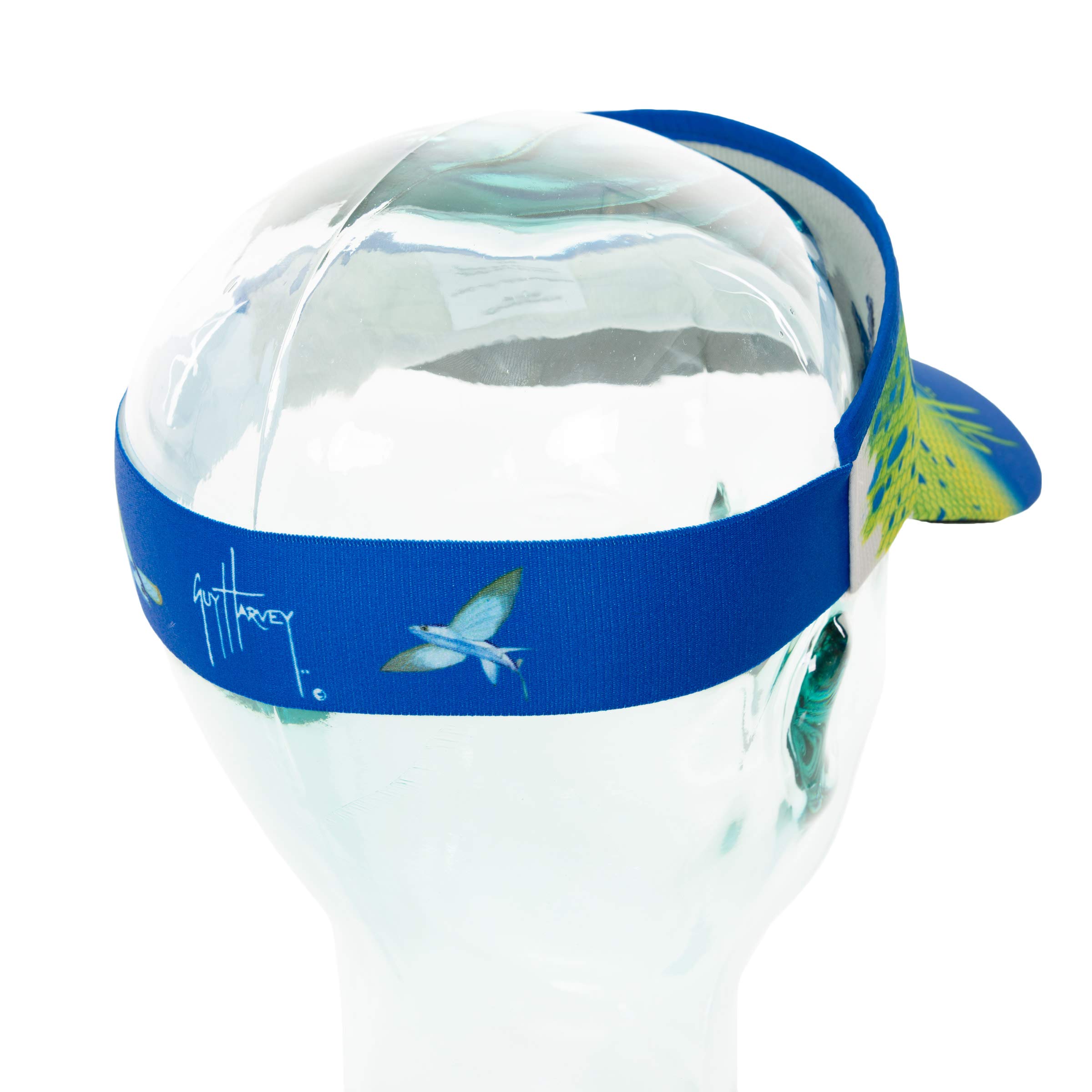 Guy Harvey Men's Mahi Scales Visor, Mahi Scales, One Size