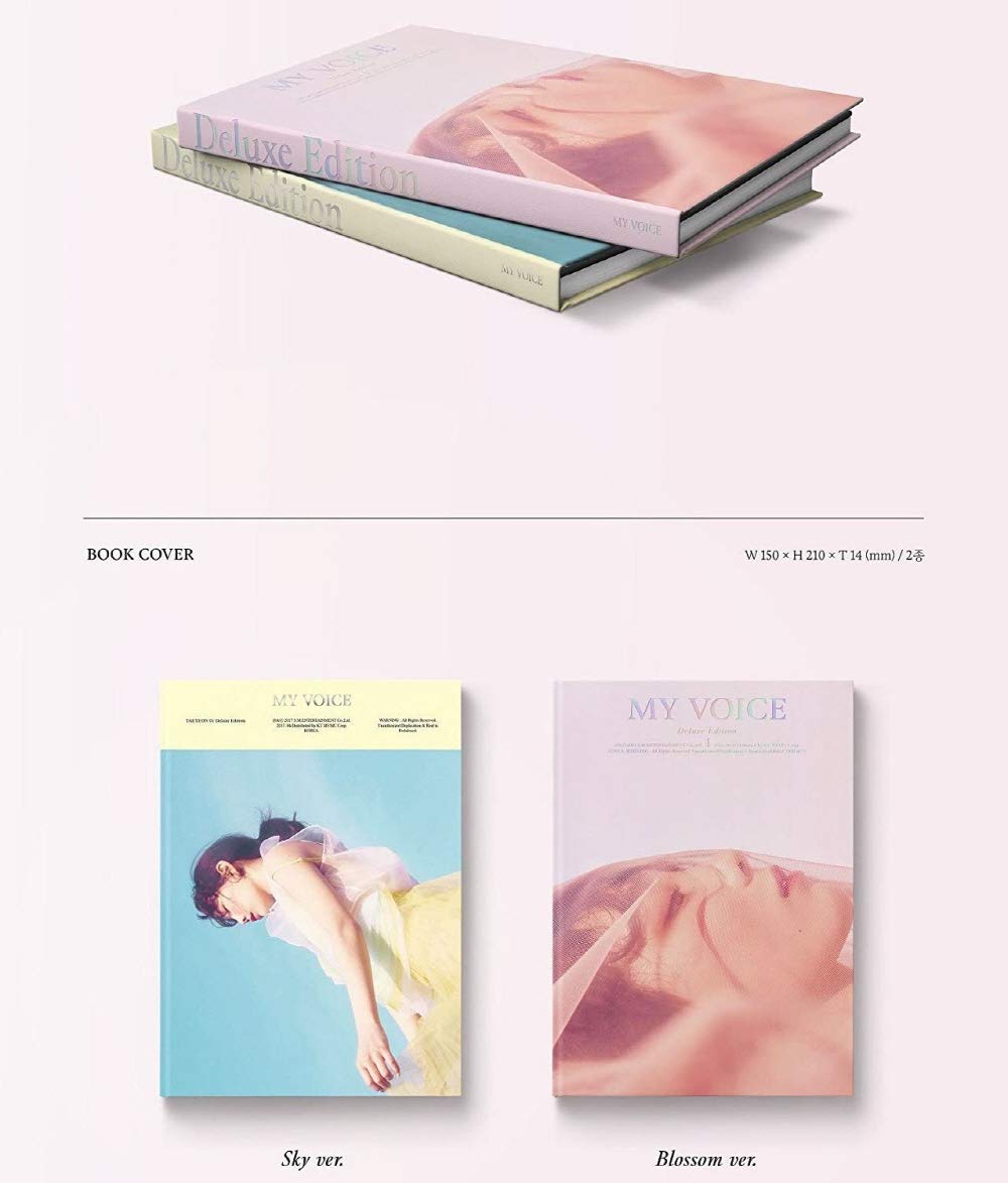 Grehge [Reissue] Girls' Generation TAEYEON - My Voice [Deluxe Edition/Sky ver.] (Vol.1) Album+Extra Photocards Set