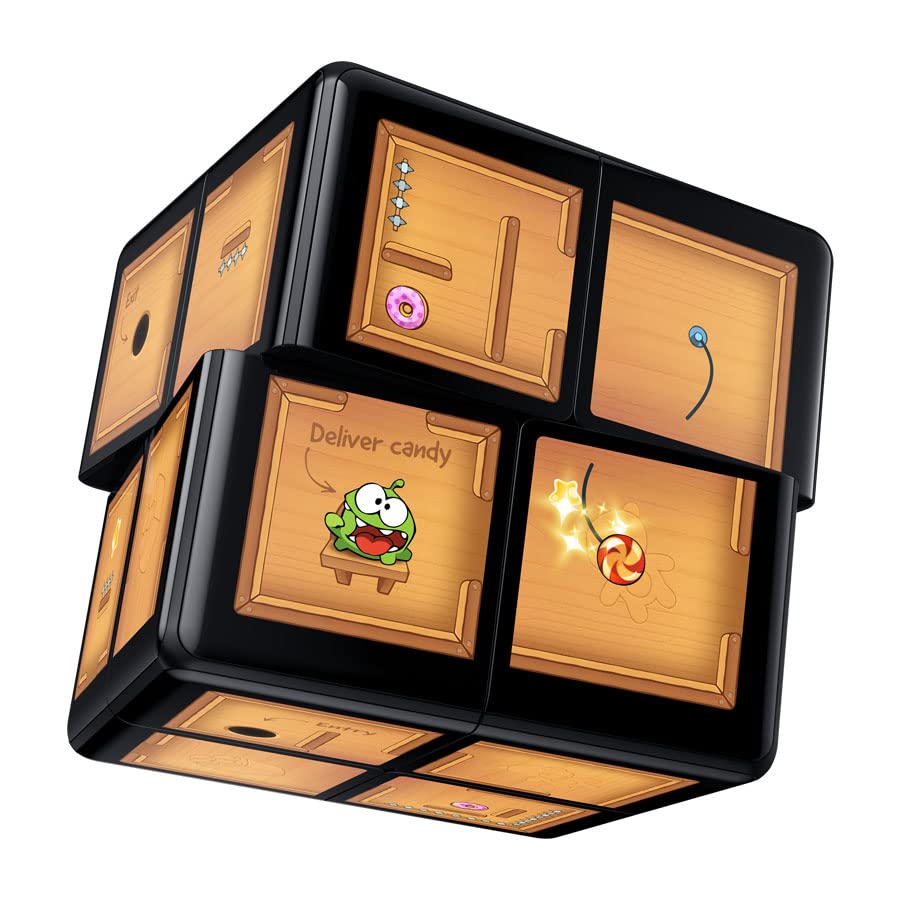 WOWCube System Black Edition - Puzzle Gaming Console, 40 Games and apps, STEM Certified
