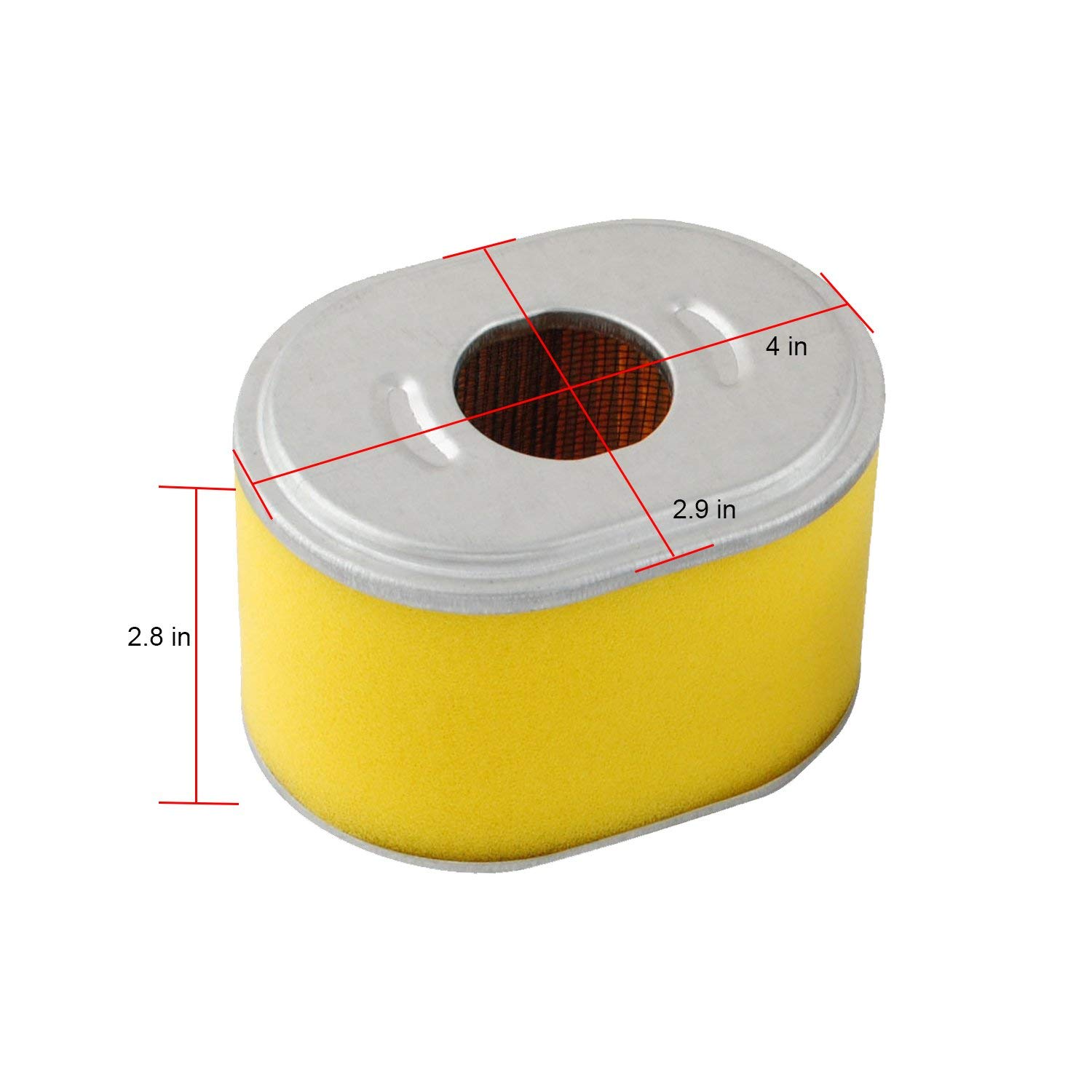 GX160 Air Filter Fit for 5.5HP 6.5HP GX140 GX160 GX200 Engines Replace 17210-ZE1-517 17210-ZE1-822 17210-ZE1-505 (5 Packs)