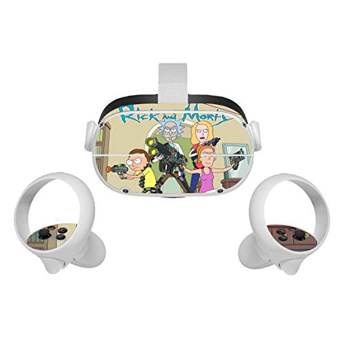 Mad Scientist Cartoon Movie Oculus Quest 2 Skin VR 2 Skins Headsets and Controllers Sticker Protective Decal Accessories