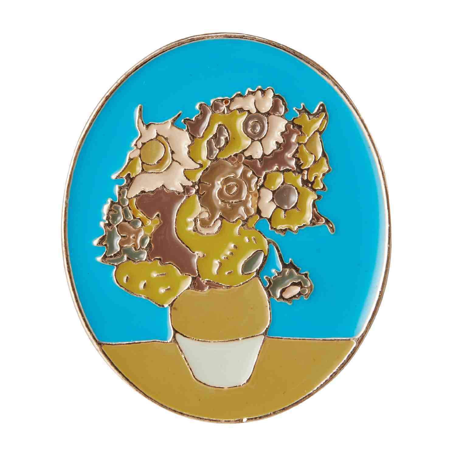 GSM Brands Sunflower Pin (Enamel Lapel Pin)