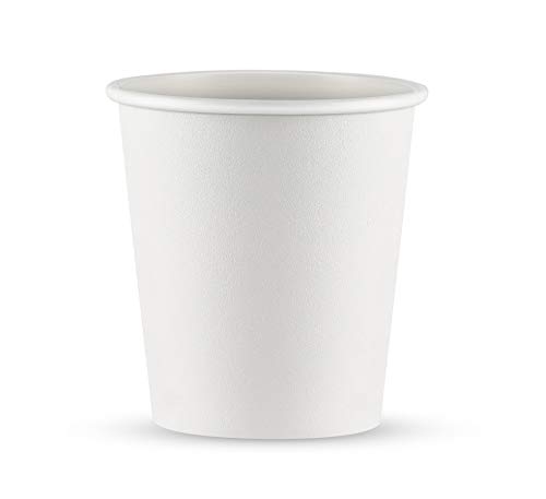 TashiBox Thick Espresso Cups Travel to Go, 200 Count (Pack of 1), White