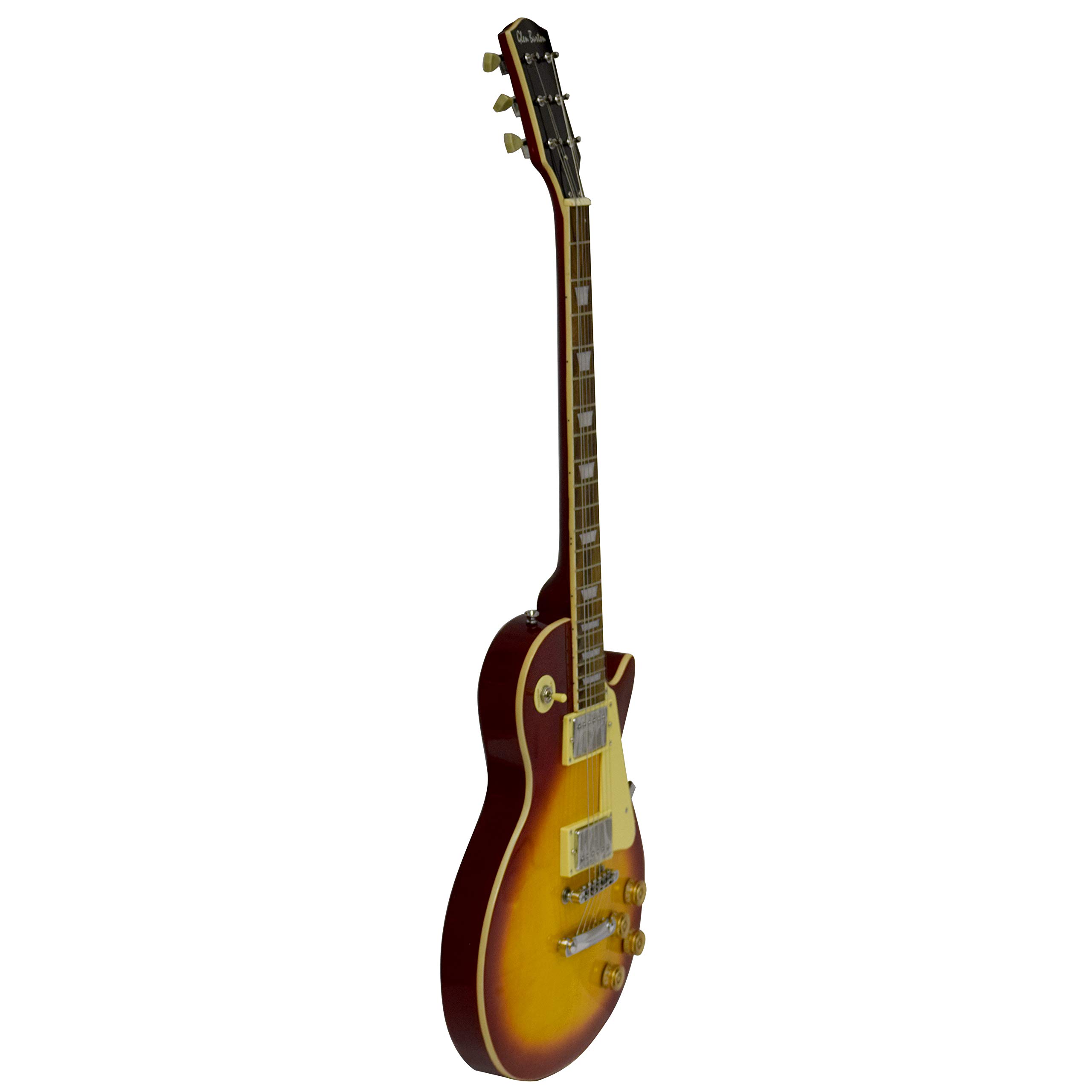 Glen Burton GE320BCO-CBS Classic LP-Style Electric Guitar, Cherry Burst