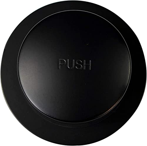 Westbrass Y593144-12-12 14" Black Tubular Bath Waste & Overflow Assembly with Tip-Toe Drain Plug and Two-Hole Faceplate, Oil Rubbed Bronze, 1 Pack