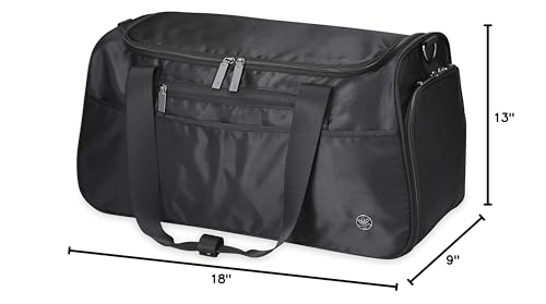 Gaiam Traverse Duffle Bag for Women - Gym, Overnight, Workout, Traveling Bag - Large Carry On Duffel Bag, Packable - Spend the Night Weekender Bags