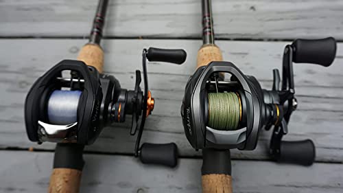 Tempo Baitcasting Reel New Vertix LP, High-Tech Innovative Fishing Reel, 9+1 Ball Bearing,20 lbs Carbon Fiber Drag,Powerful & Durable Casting Reel with 6.6:1 Gear Ratio