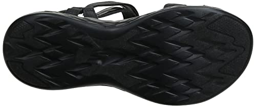 Skechers womens On-the-go 600 - Brilliancy Sport Sandal, Black, 10 US