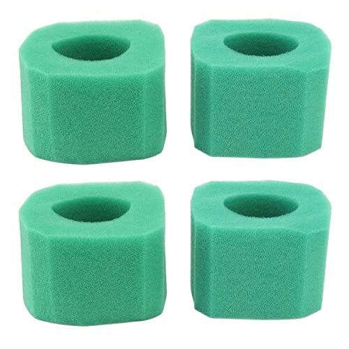 Jeanoko Filter Pump Cartridge Sponge, 4pcs Practical Replacement Washable Reusable Durable Pre Filter Sponges Foam for Fish Tanks for Swimming Pools