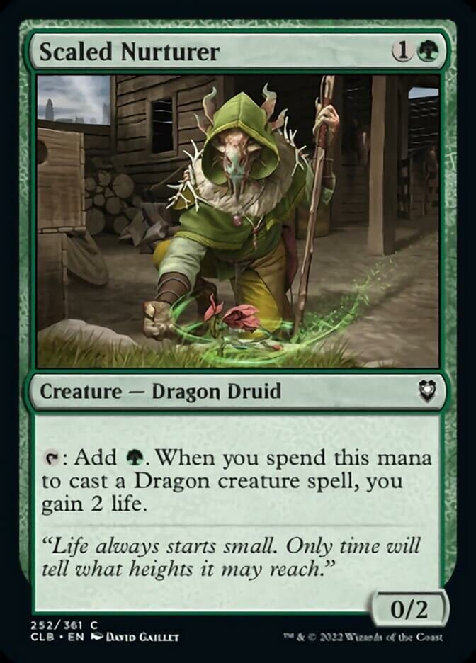 Magic: the Gathering - Scaled Nurturer (252) - Foil - Battle for Baldur's Gate