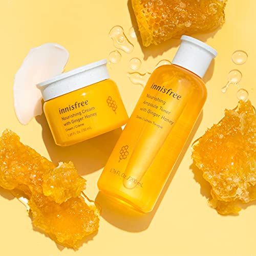 innisfree Ginger Honey Nourishing Cream Face Moisturizer Treatment, 1.69 Fl Oz (Pack of 1)