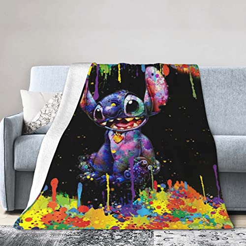 Super Soft Blanket, Unisex Throw Blanket Flannel Blankets for Bedding Couch Sofa Living Room Throws All Season 2-60"x50"