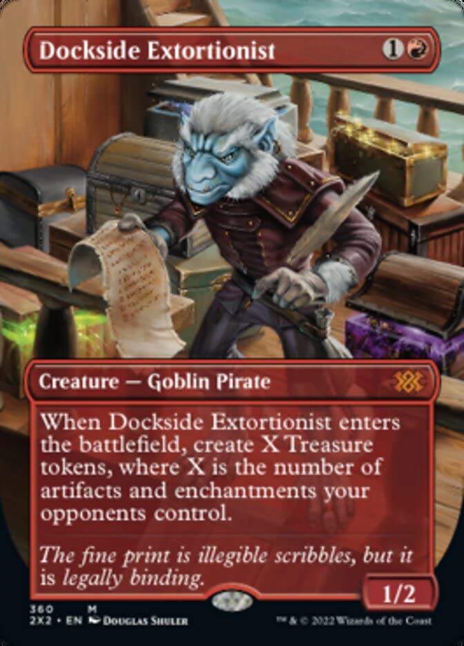 Magic: the Gathering - Dockside Extortionist (360) - Borderless - Double Masters 2022