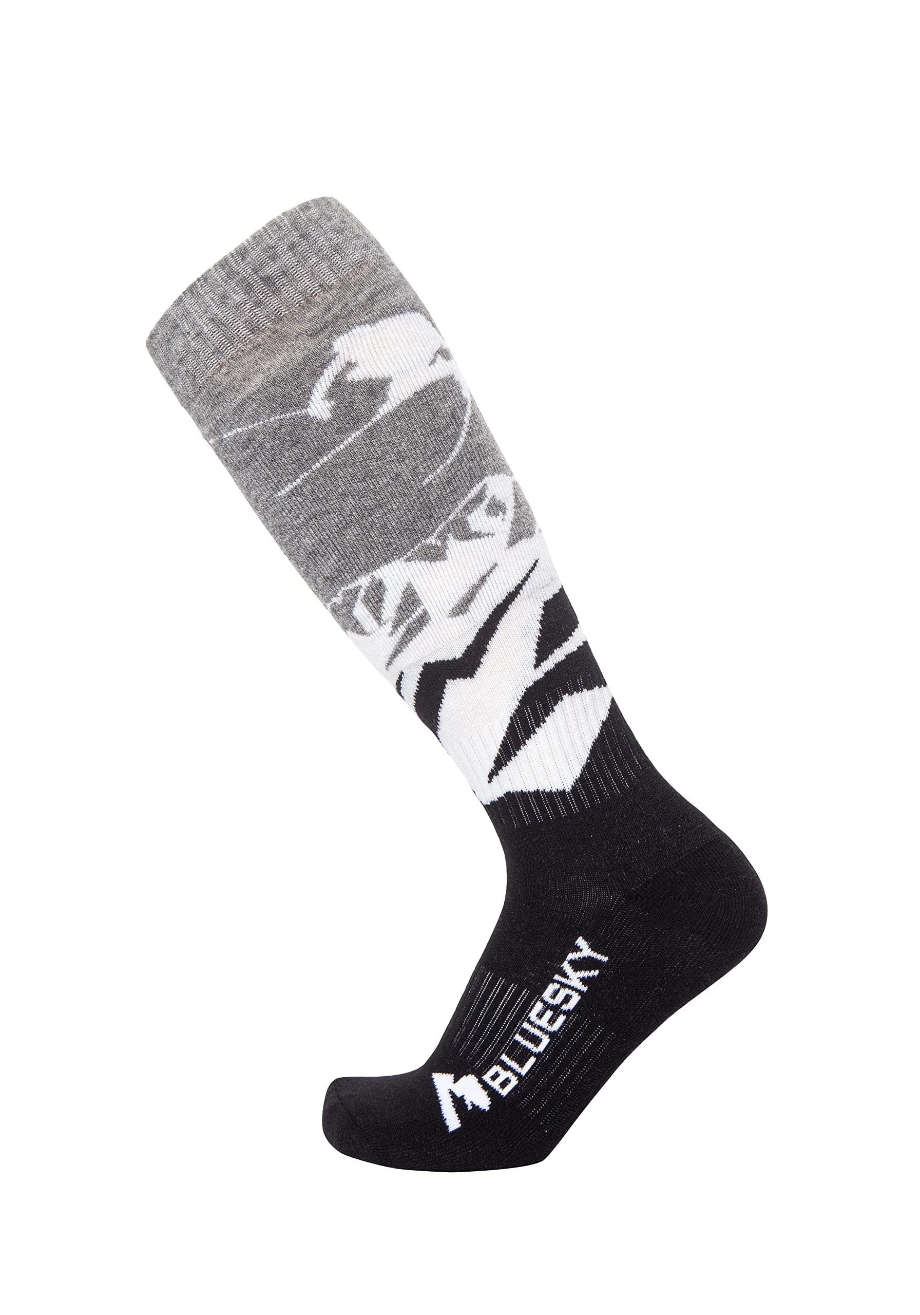 Merino Wool Ski Socks / Hiking Socks for Men&Women, Sportsman (Black Large)