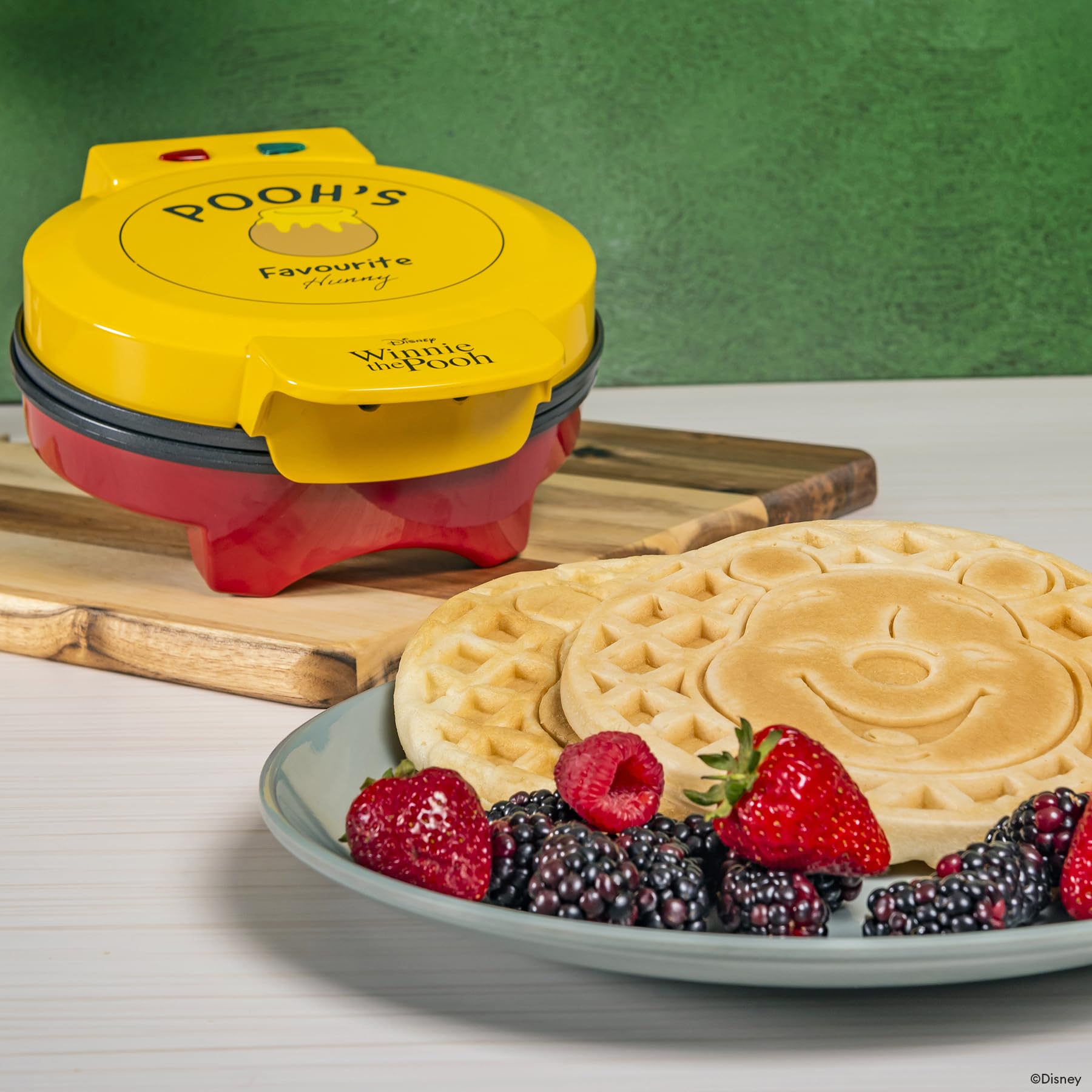 Uncanny Brands Disney Winnie the Pooh Waffle Maker - Your Favorite Honey Bear on Your Waffles
