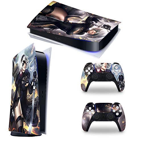 Game 16+ Girl - PS5 Skin Console - PS5 Controller Skin Cover Vinyl Decal Protective ( Only fit PlayStation 5 regular)
