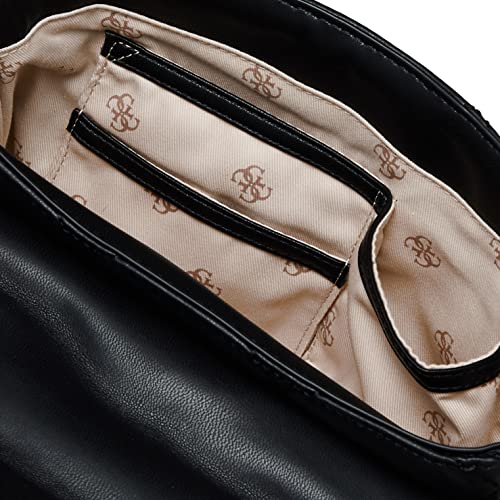 GUESS Cessily Convertible Crossbody Flap, Black