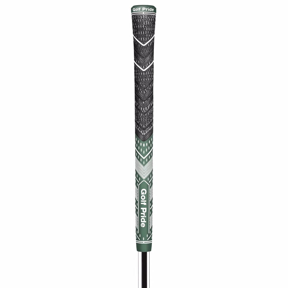Golf Pride MCC Plus 4 Teams Golf Grips - Std, Dark Green/White