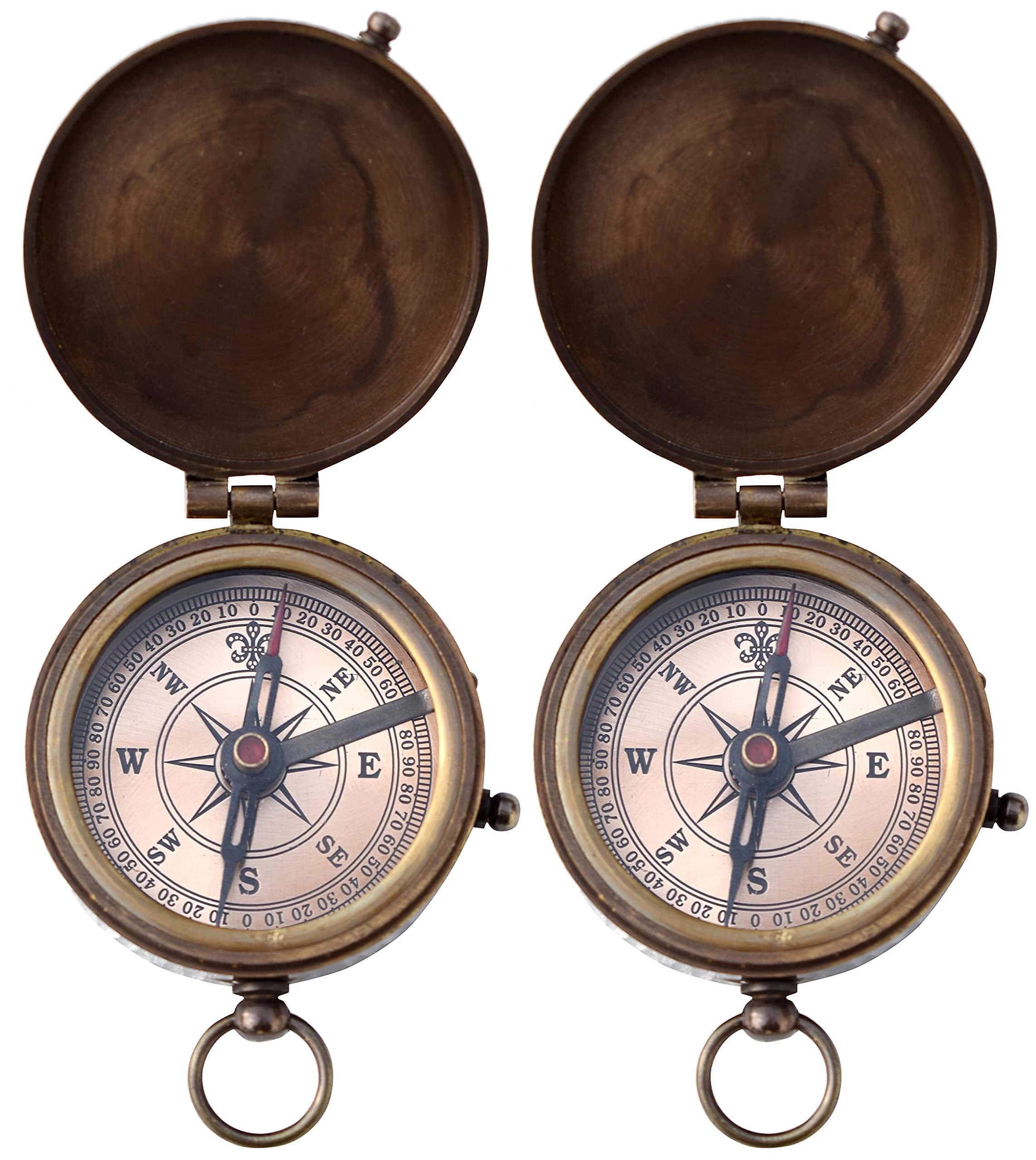 FYNJREX Your Tommy and Your Tubbo Compass 2 Brass Engraved Compasses Your Tubbo Compass Camping Compass,TommyInnit, Boating Compass, Gift Compass, Graduation Day Gifts,Couple