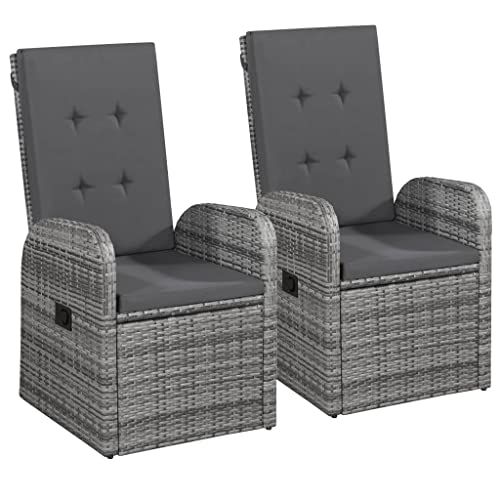 YUHI-HQYD 3 Piece Patio Dining Set,Outdoor Sectional Sofa Conversation Set,Coffee Table for Yard and Bistro,Perfect for Patio, Garden, Porch, or Front Yard Area, Gray