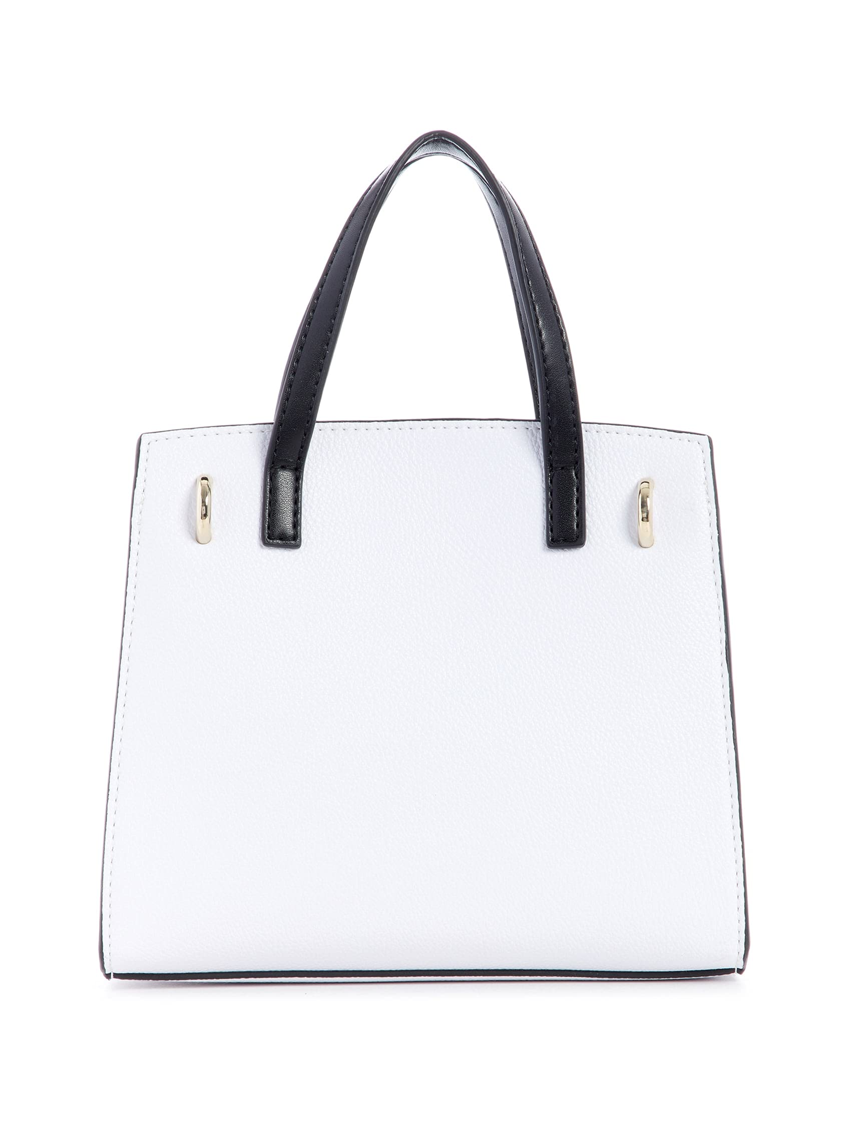 GUESS Hensely Mini Satchel, Latte Multi