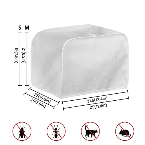 SEANATIVE Novelty Dog Paw Pattern Toaster Cover 4 Slice,Small Appliance Cover for Kitchen Bread Toaster Oven Dust Cover Fingerprint Protection