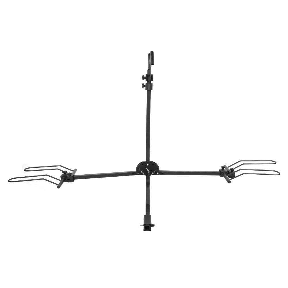 Hitch Mounted Carrier, 80lb Bike Carrier Auto Rear Trailer Tow Hitch Mounted Rack Holder