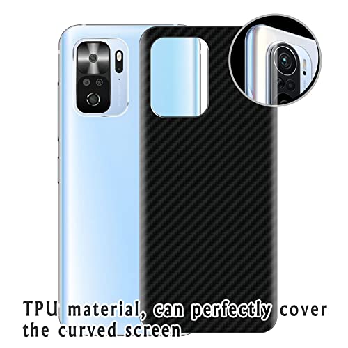 Vaxson 2-Pack Back Protector Film, Compatible with Infinix Smart 6 Black Sticker Skin [ Not Tempered Glass Screen Protectors ]