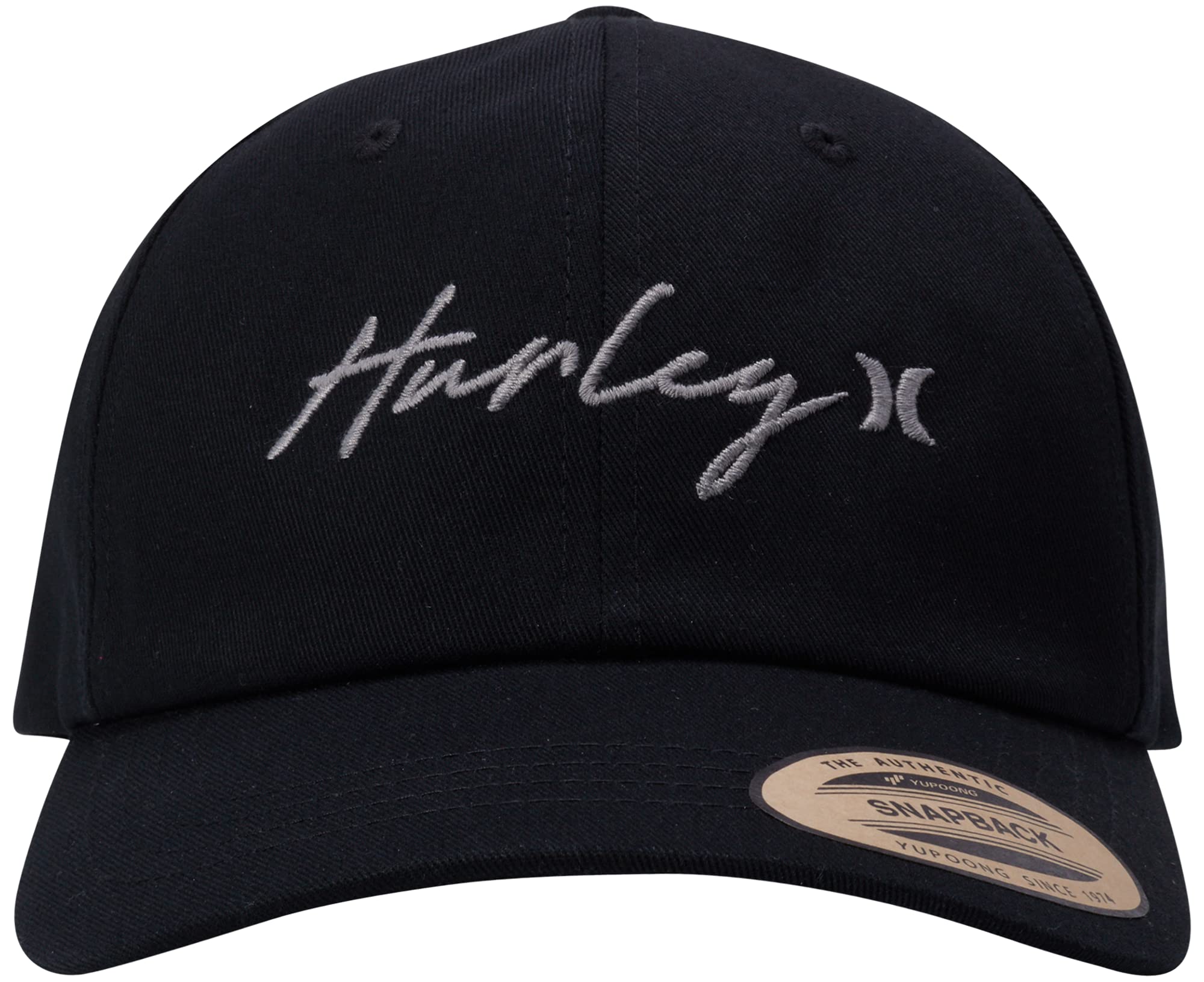 Hurley Women's Baseball Cap - Montana Curved Brim Hat with Ponytail Opening, Black, no Size
