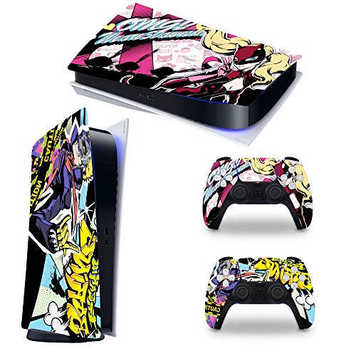 Guillotine - PS5 Standard Edition Skin Console and 2 Controller, Vinyl Decal Sticker Full Cover Protective