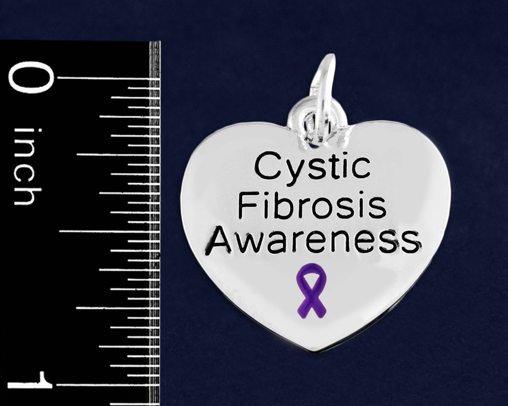 Fundraising For A Cause Cystic Fibrosis Awareness Charm in a Bag (1 pc)