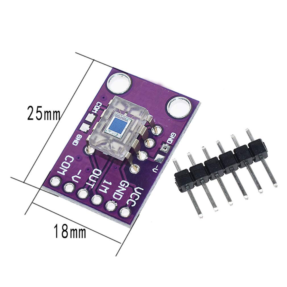 HiLetgo 2pcs OPT101 Light Analog Light Intensity Sensor Module Single Chip Photoelectric Diode 14KHz