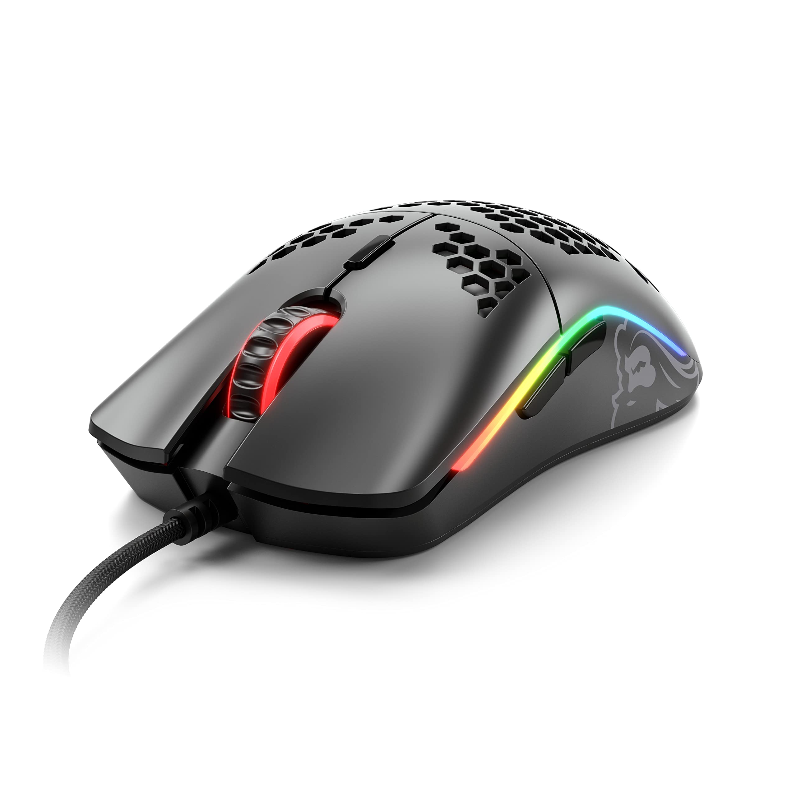 Gaming Keyboard and Mouse Combo - Glorious GMMK 87% Percent Backlit RGB TKL Mechanical Keyboard + Model O Wired Gaming RGB Matte Black Mouse