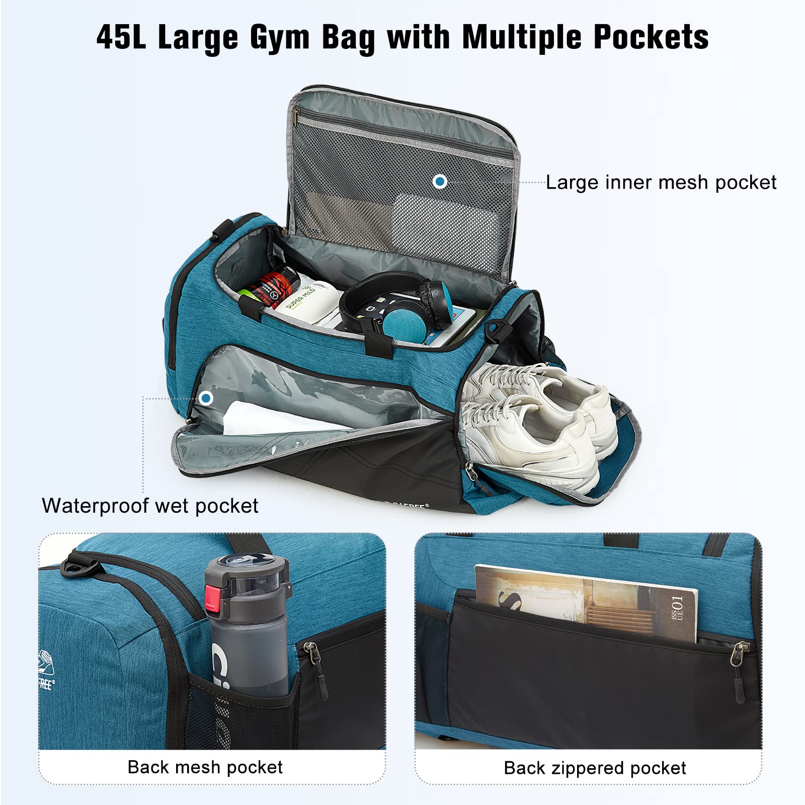 G4Free Casual, Peacock Blue, 60L