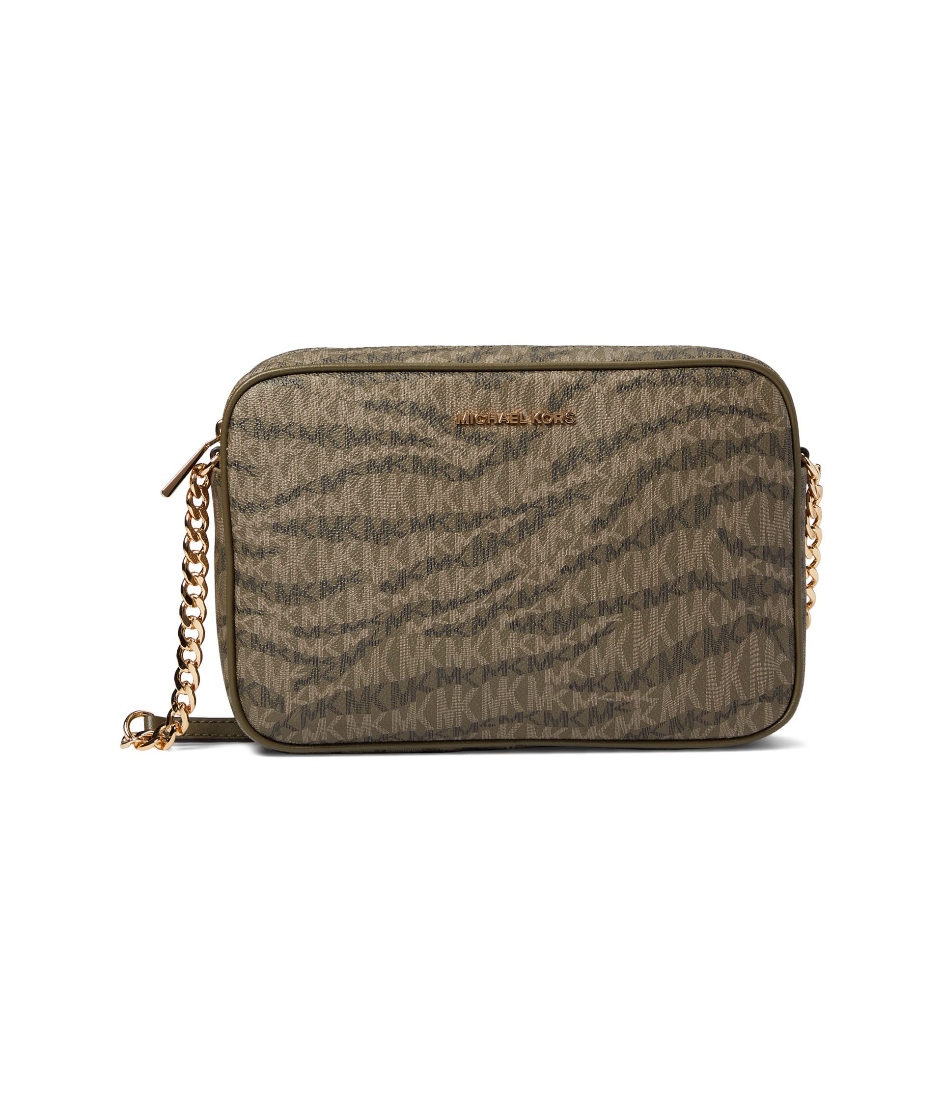 Michael Kors Jet Set Large East/West Crossbody Olive One Size