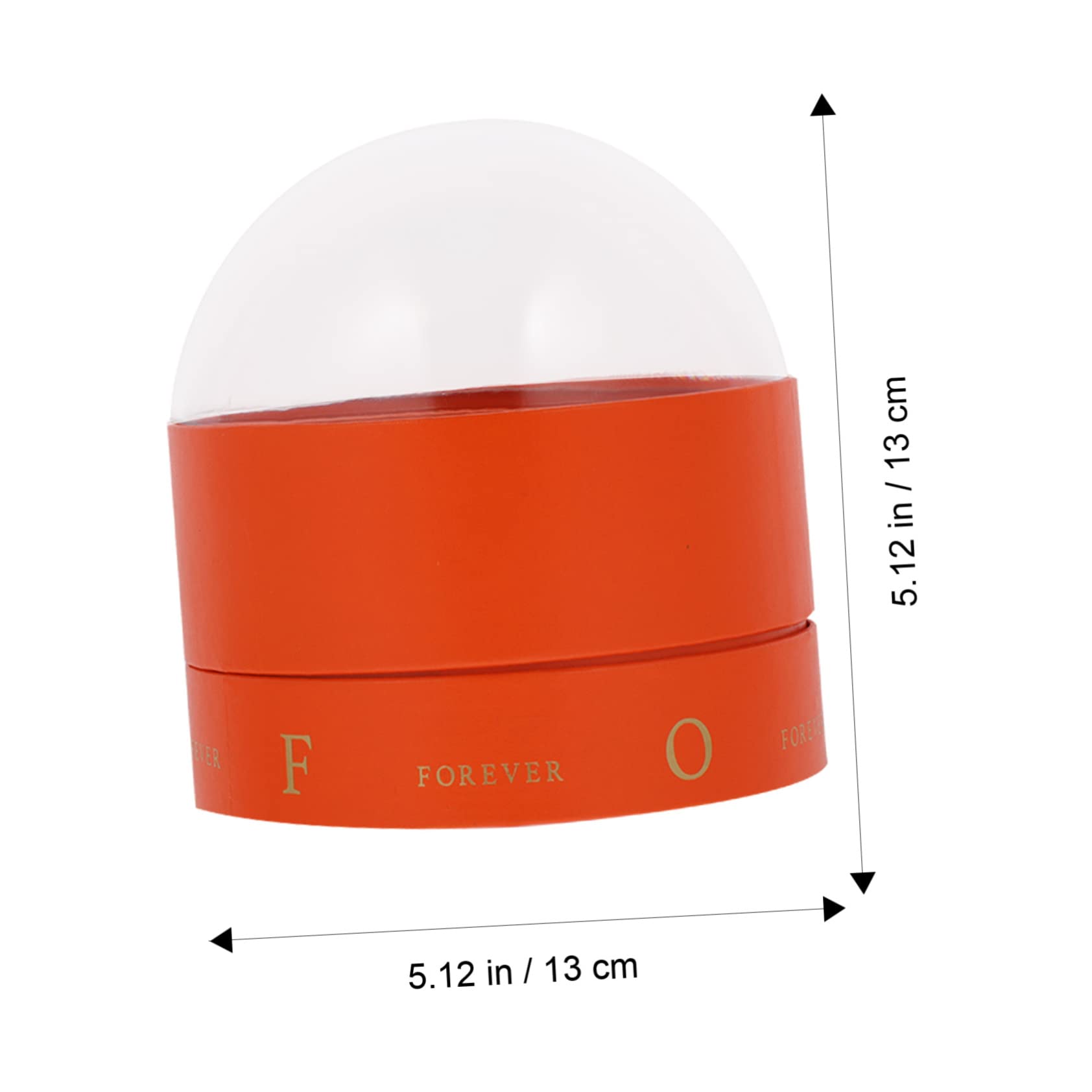 GARVALON Box packing box candy Wedding Chocolate Container holiday packing mini cupcake containers eternal flower Valentine cake plastic container Acrylic the time carrying case