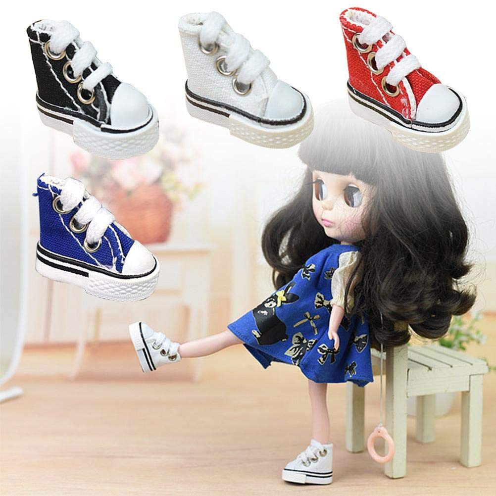 Hahepo Mini Finger Shoes, Realistic Fingerboard Shoe Mini Skate Shoes Finger Dance Shoes 3.5cm