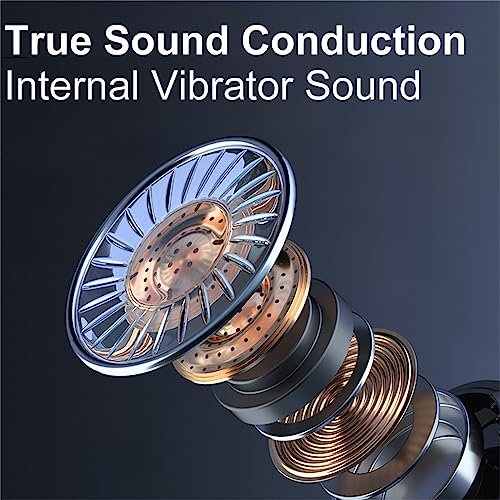 Wuztai Neckband Earphone Wireless Bluetooth Headset Conduction Headphones Bluetooth 5.3 Wireless Earbuds Sport