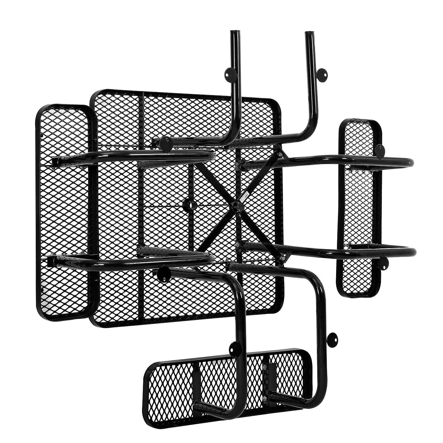 Global Industrial 46" Wheelchair Accessible Square Picnic Table, Surface Mount, Black
