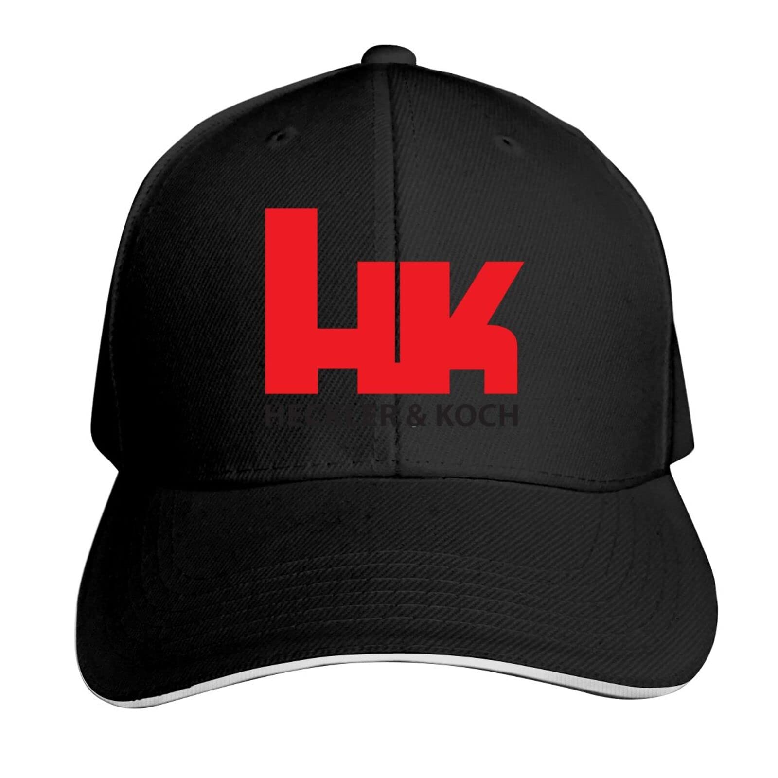 Heckler and Koch Baseball Hat Funny Sports Hats Trucker Cap Retro Adjustable Magic Buckle Dad Caps Black