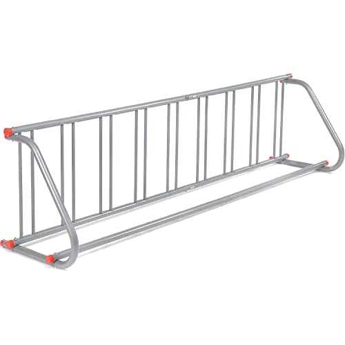 Global Industrial 111" L All-Steel Grid Rack, 9 Bikes, Powder Coated Steel