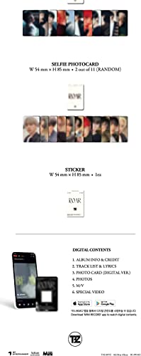 THE BOYZ BE AWAKE ROAR 8th Mini Album Platform Version Card case+Mini QR type card+Official photocard+Selfie photocard+Sticker+Tracking Sealed (SET(REACH+REALIZE+REASON))
