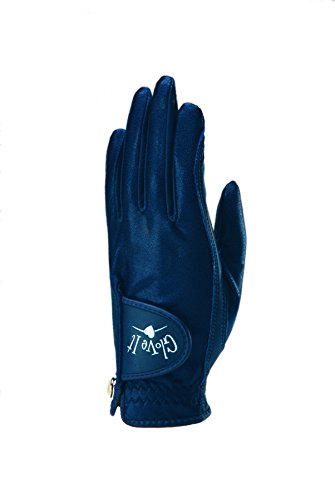 Glove It Women's Golf Glove, Left Hand, Medium, Navy Clear Dot