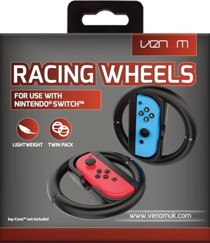 Venom Switch Racing Wheel Twin Pack (Nintendo Switch)