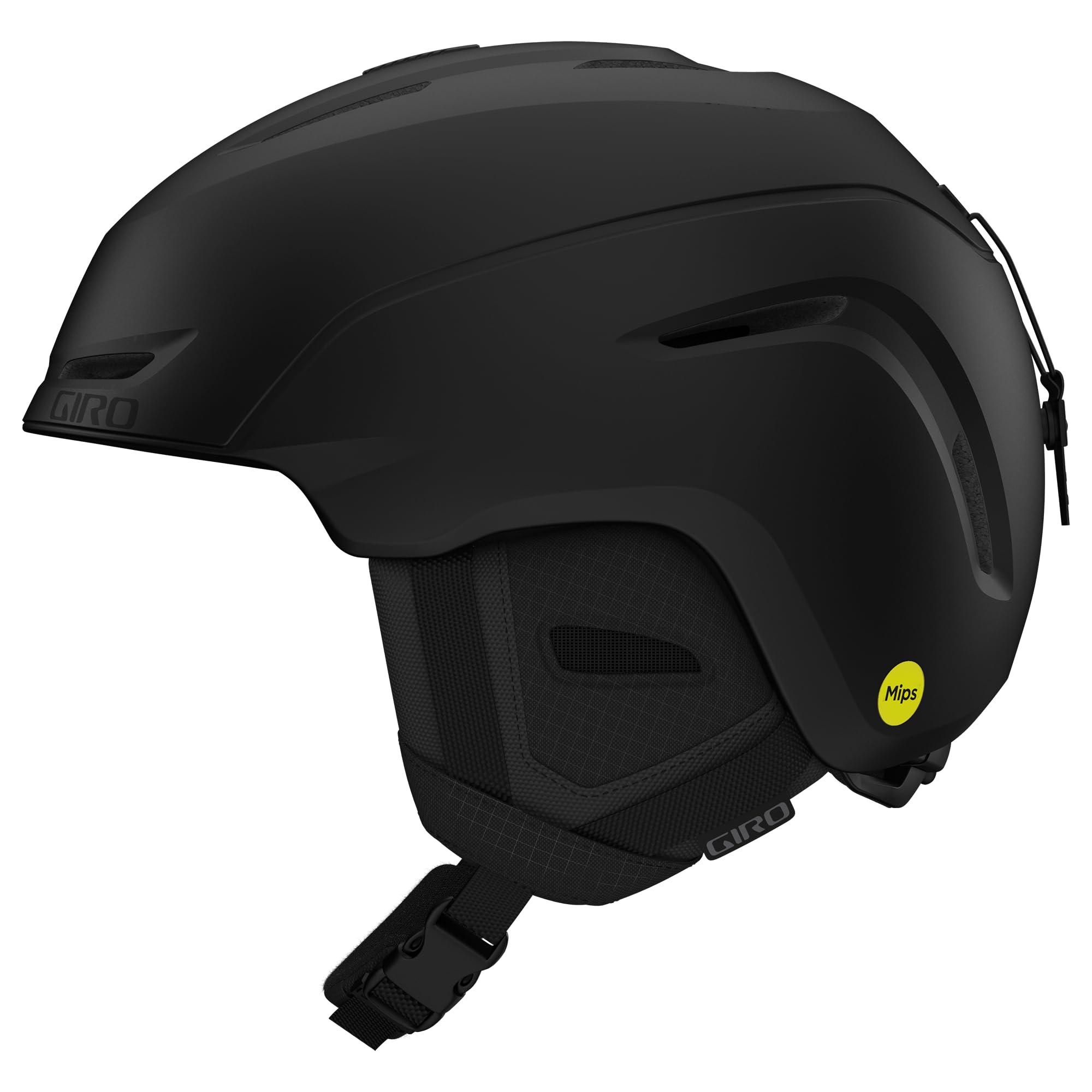 Giro Neo MIPS Asian Fit Ski Helmet - Snowboard Helmet for Men, Women & Youth - Matte Black - Size M (55.5-59cm)