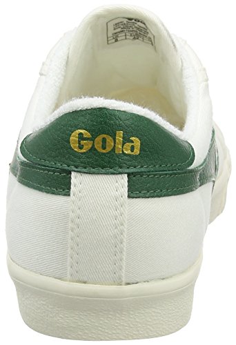 Gola Men's Mark Cox Trainers, Off White Off White Dark Green Wn, 8