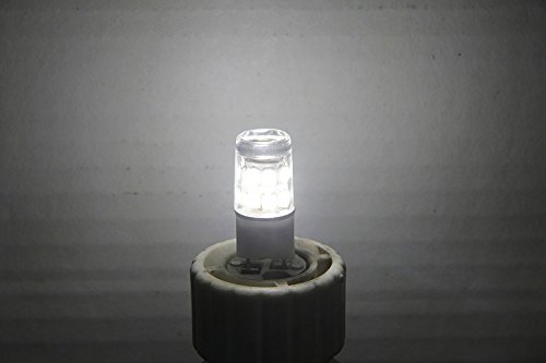 G8 Bi-pin LED Bulb 120V Daylight 6000K 50W Equivalent T4 G8 Base Halogen LED Replacement Bulb for Under-Cabinet Accent Puck Light Desk Lamp Lighting (Pack-5)