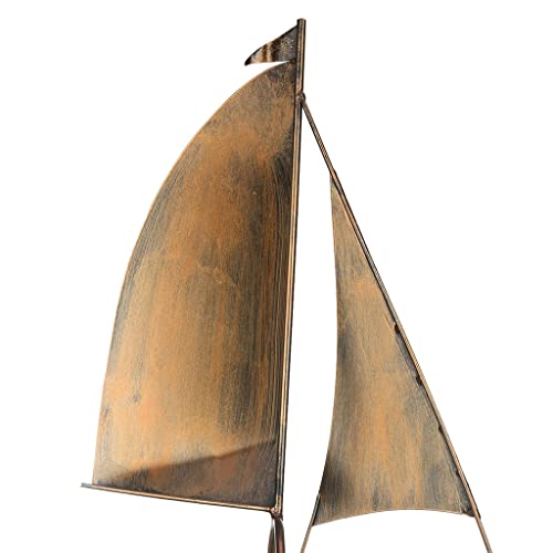SEASD Sailing Wine Bottle Holder Iron Art European Creative Wine Rack Bottle Storage Holder Home Decoration