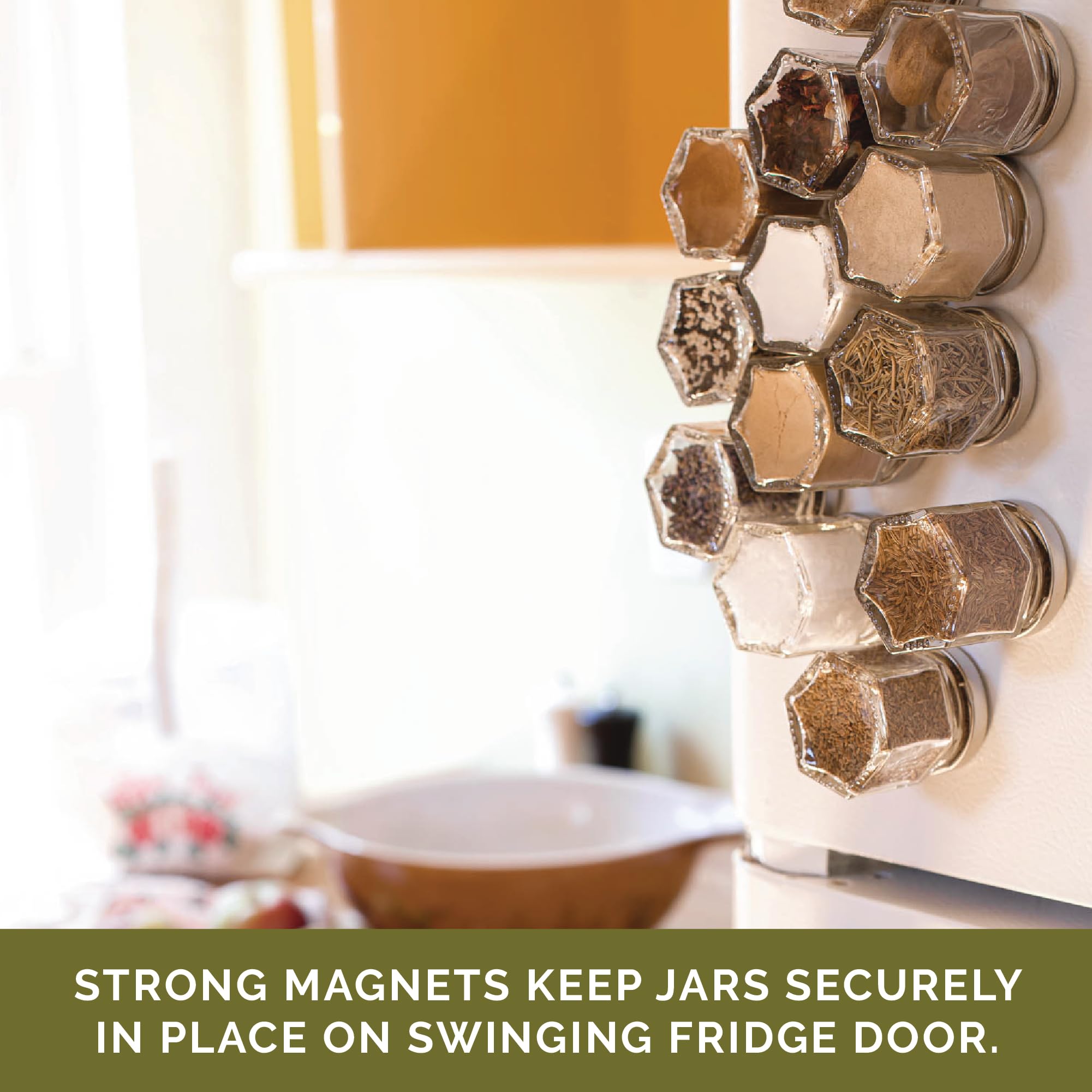 Gneiss Spice Basic Kit | 12 Magnetic Spice Jars Filled With Organic Seasonings (Small Jars)…