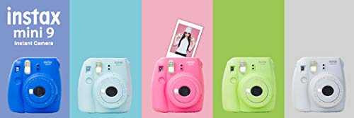 Fujifilm Instax Mini 9 Instant Camera - Ice Blue, 2.7x4.7x4.6 (Instax Mini 9 - Ice Blue)